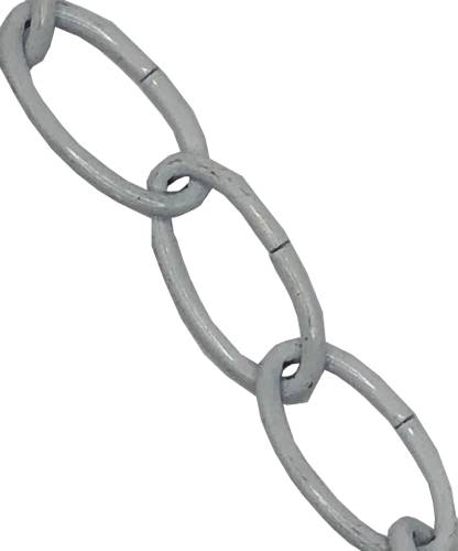 Buy White Decorative Oval Chain – English Chain Direct