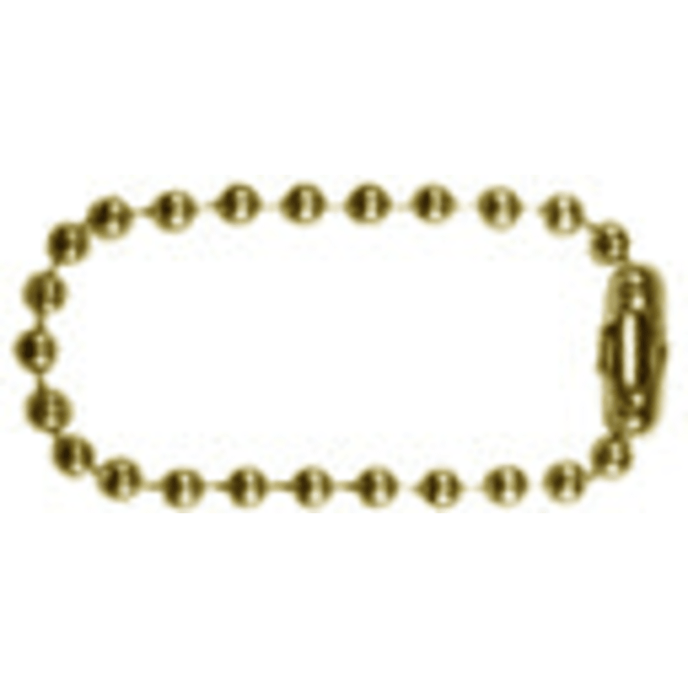 Buy No.3 (2.4mm) Electrobrassed Steel Ball Key Chains – English Chain ...